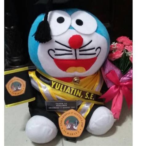 Doraemon Laughing Graduation Doll Complete 32cm Shopee Philippines