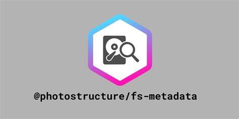 Github Photostructurefs Metadata Cross Platform Native Nodejs