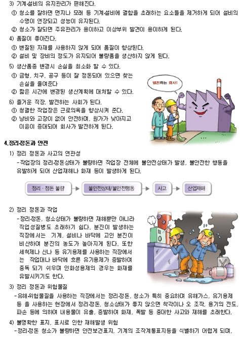 작업장의 정리정돈과 안전 네이버 블로그