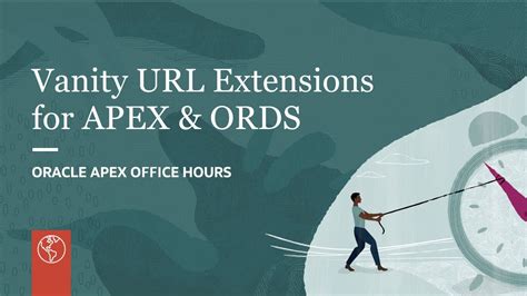 Vanity Url Extensions For Apex And Ords On Oracle Autonomous Database