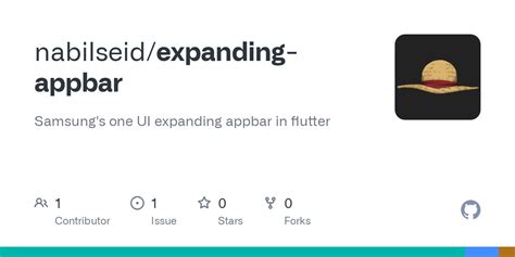 Github Nabilseidexpanding Appbar Samsungs One Ui Expanding Appbar In Flutter