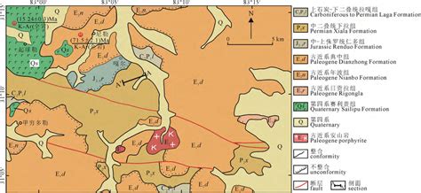 Early Triassic Paleogeographic Map Of The West Gangdise Area