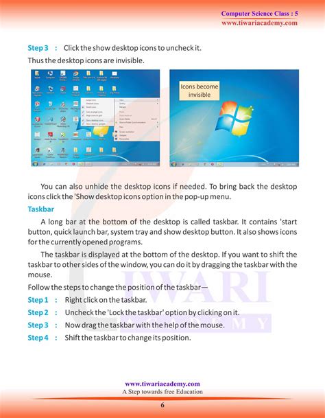 Class 5 Computer Science Chapter 2 Ms Windows Class 5 Computer Science Chapter 2 Ms Windows