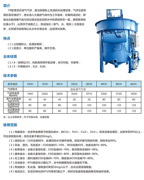 竖流式溶气气浮机 产品展示 江苏清宇环保科技有限公司