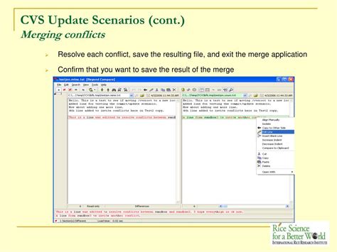 Ppt Tortoise Cvs A Gui Cvs Client Program Powerpoint Presentation