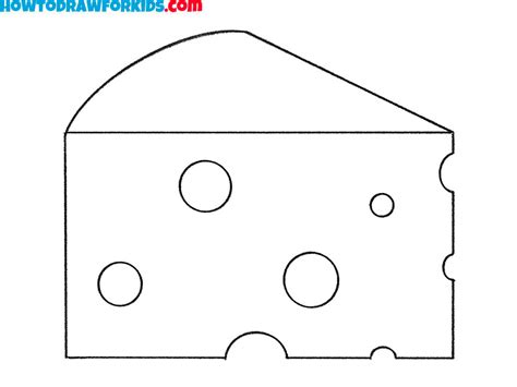 Cheese Drawing Easy Step By Step At Randall Graves Blog