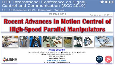 Pdf Recent Advances In Motion Control Of High Speed Parallel Manipulators