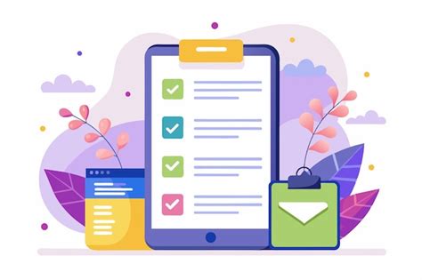 A Vibrant Mobile Note List Showcases Customizable Options Checklists And Decorative Elements