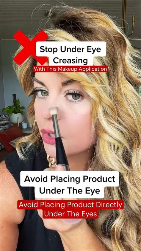 How To Stop Under Eye Creasing With This Makeup Application Tips To