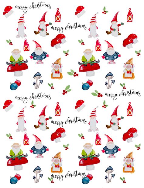 Cute Christmas Wrapper Printable Free Printable