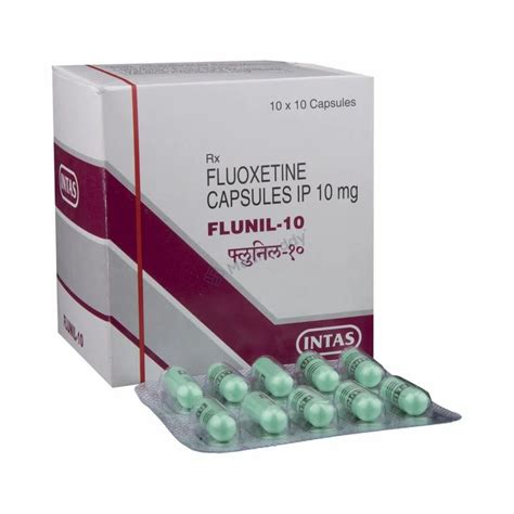 Flunil Fluoxetine 10mg Capsule At ₹ 34strip Fluoxetine Capsule In