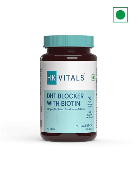 Hk Vitals Dht Blocker With Biotin Tablets To Reduce Hair Fall 60 Tablets Price History