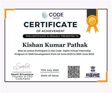 Kishan Kumar Pathak On Linkedin Internship Webdevelopment Learning
