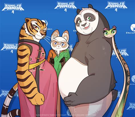 Kung Fu Panda Tigress Pregnant Soft And Fluffy By Bico Kun On