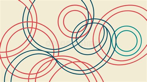 Abstract Interconnected Loops Unity And Continuous Flow Concept