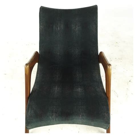 Adrian Pearsall Mid Century Walnut Grasshopper Lounge Chair With Ruby