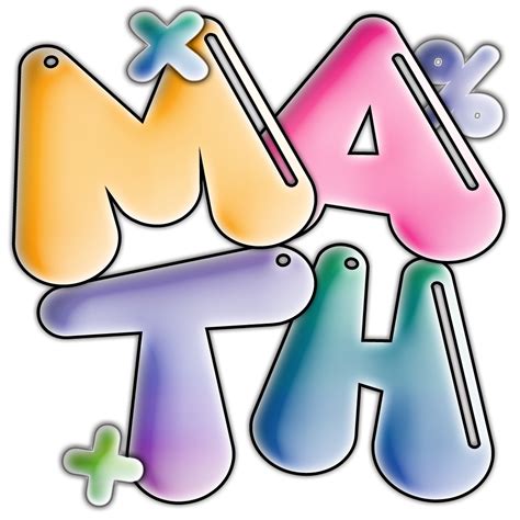 Math Clip Art Maths Math Mathematics Images Clipart 2 Clipartix