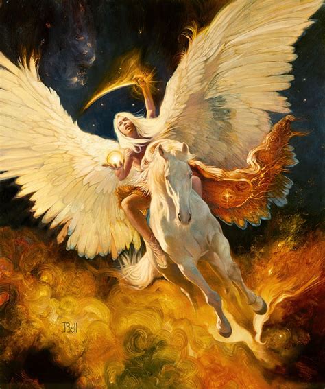 Light From Her Eyes Boris Vallejo And Julie Bell เทคนิคการวาดภาพ