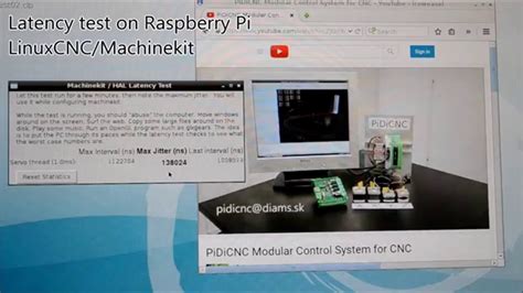 Pidicnc Linuxcncmachinekit Latency Test On Raspberry Pi 2 Youtube