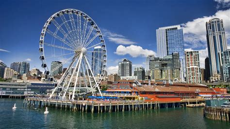 Seattle Ferris Wheel At Pier 57 Seattle Great Wheel