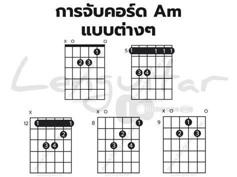 คอร์ด Am Lenguitar