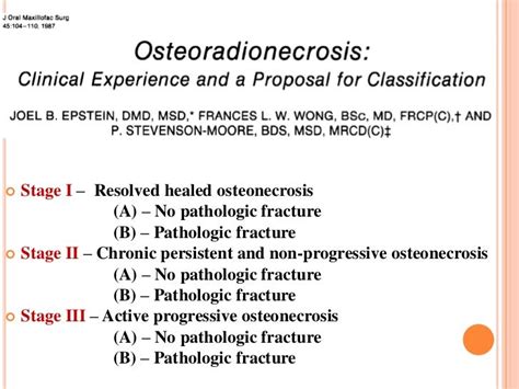 Osteoradionecrosis