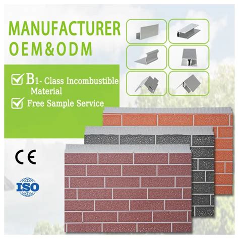Polyurethane Outdoor Panels Exterior Brick Wall Panels Pu Wall Cladding