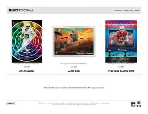 2025 Panini Select Football Hobby Pack