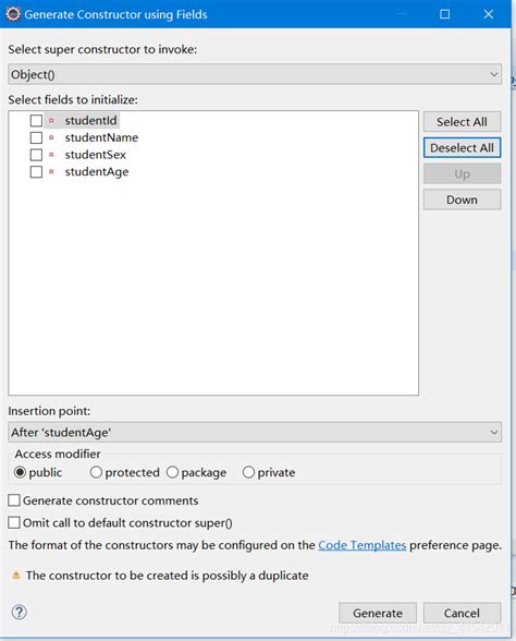 Eclipse生成构造方法快捷键eclipse构造方法快捷键 Csdn博客