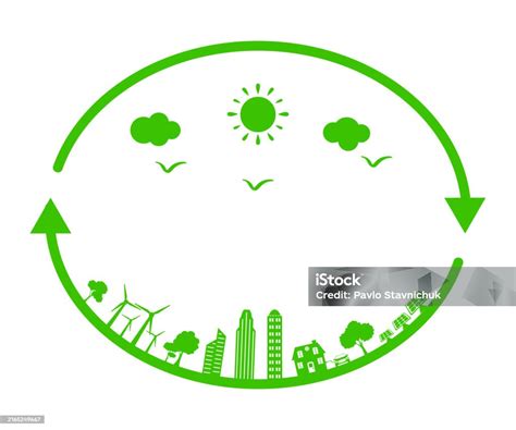 태양 전지판과 풍력 터빈을 재활용하는 개념 생태 도시 넷 제로 재생 가능한 친환경 에너지 배너 지속 가능한 개발 재사용 깨끗한 환경 및 대체 에너지 0명에 대한 스톡 벡터