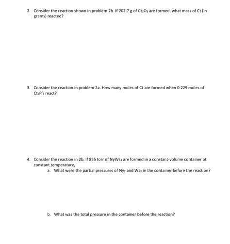 Solved Instructions For The Following Problems You Ll Be Chegg Com