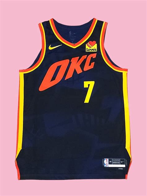Okc Thunder Home Jersey Authentic