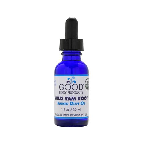 Good Body Products Organic Wild Yam Root Infused Olive Oil Organic Bunny