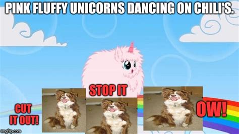 Pink Fluffy Unicorns Dancing On Rainbows Imgflip