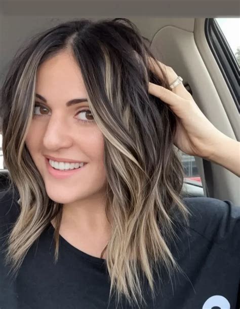 30 Summer Hair Color Ideas For Brunettes 2025 Dark Short Balayage