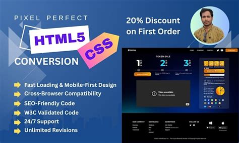 Convert Your Figma Design Into Pixel Perfect Responsive Html5 By