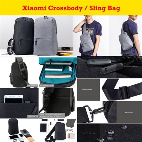 Xiaomi Crossbody Bag Shoulder Bag Tas Selempang Ransel Xiaomi Mi Gadget Malang
