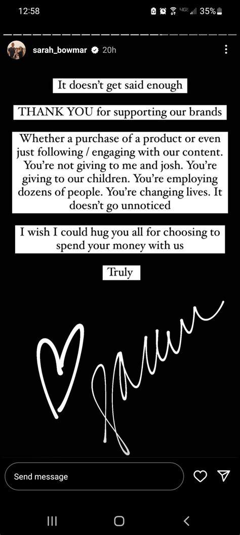 this doesn t get said ever r sarahbowmar