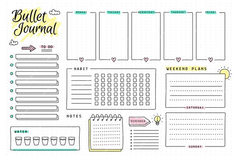Free Bullet Journal Template Printable Get Started Printables For Everyone