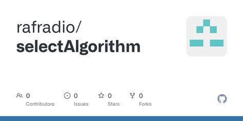 Github Rafradioselectalgorithm