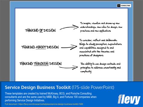 PPT Service Design Business Toolkit Slide PPT PowerPoint Presentation PPTX Flevy