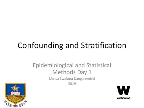 pdf confounding and stratification · hypothetical examples of confounding