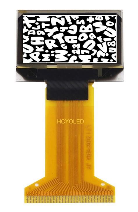 Experience Stunning Visuals With Our New Inch White OLED Display Boasting Mm FPC OLED