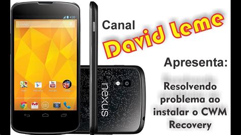 Resolvendo Problema Ao Instalar O ClockWorkMod Recovery Via ADB YouTube