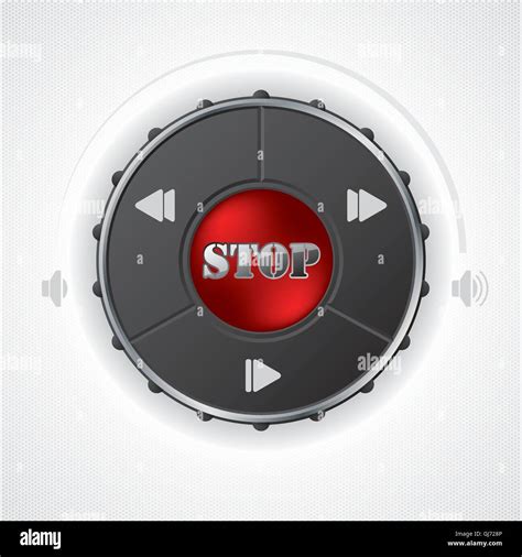 volume and playback control gauge design stock vector image and art alamy