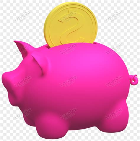 돼지 저금통 3d 아이콘 Png 일러스트 무료 다운로드 Lovepik