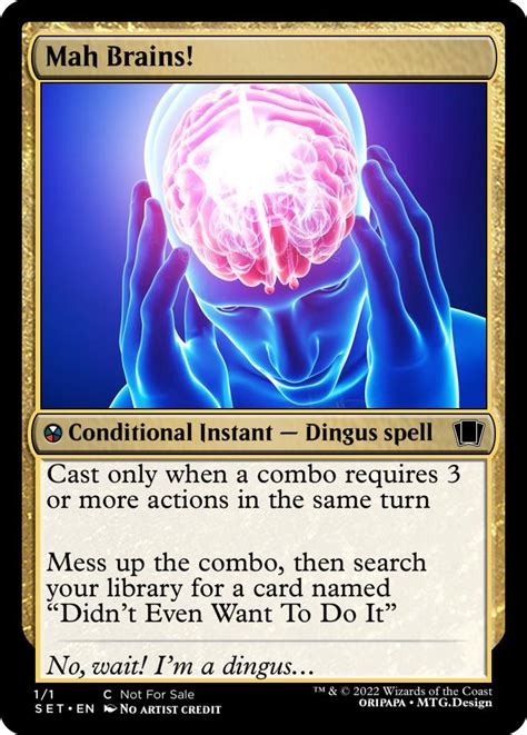 Conditional 0 Mana Dingus Spells 18 Rjasondennis