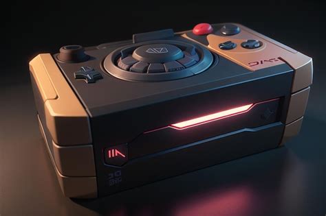 Premium Ai Image Game Console Console Device 3d Rendering Model Handheld Entertainment Offline