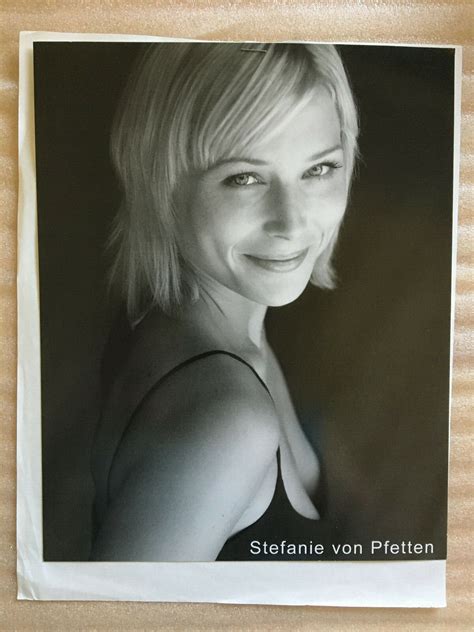 Stefanie Von Pfetten 3 Original Vintage Headshot Photo With Credits Ebay