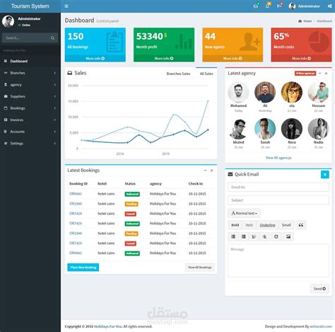 تطوير نظام حجوزات فنادق اونلاين مستقل